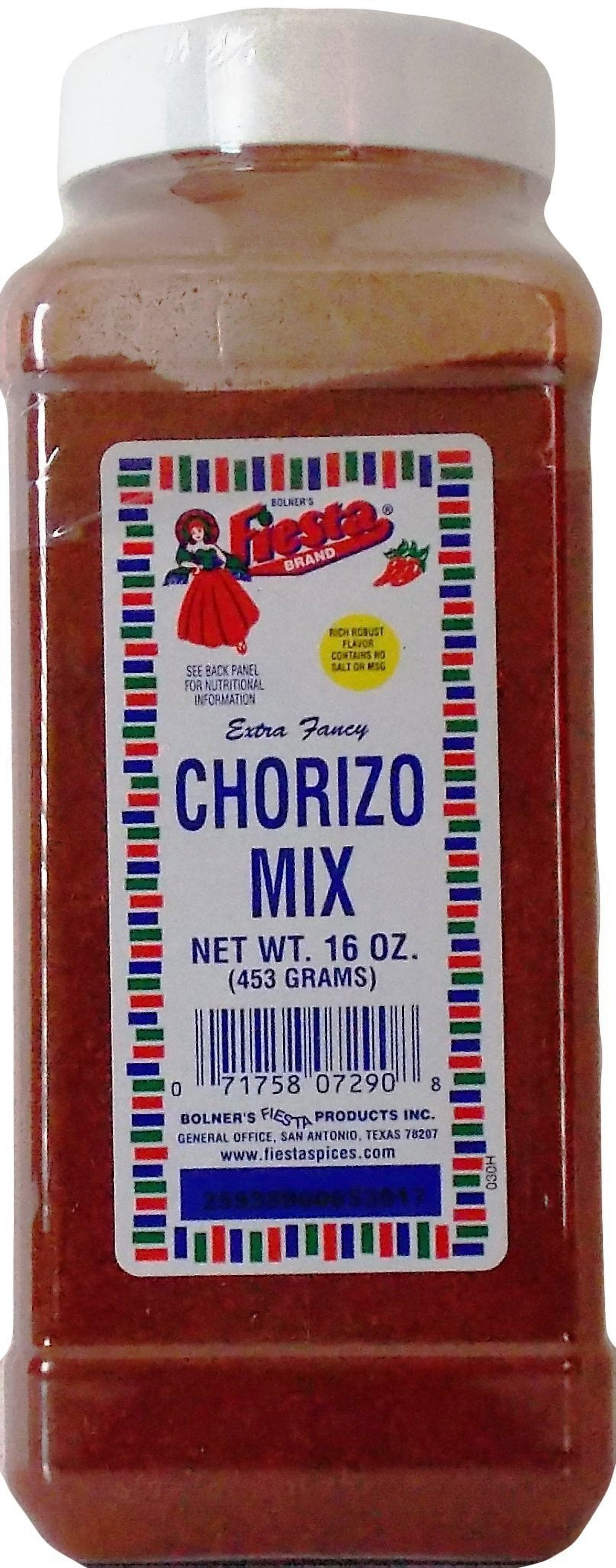 Bolner's Fiesta Extra Fancy AKF18 Salt Free Chorizo Mix, 16 Oz ...