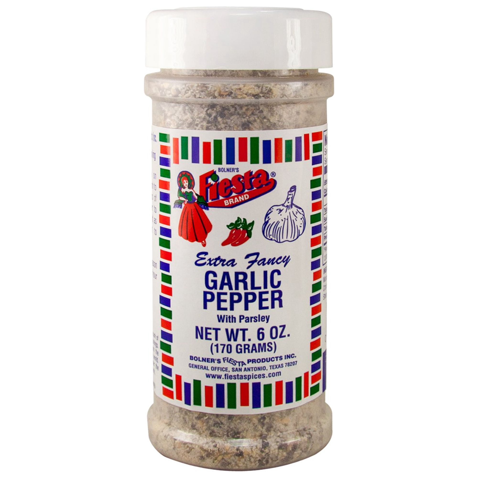 Bolner's Fiesta Extra Fancy BCF26 Garlic Pepper Blend 6oz - Walmart.com