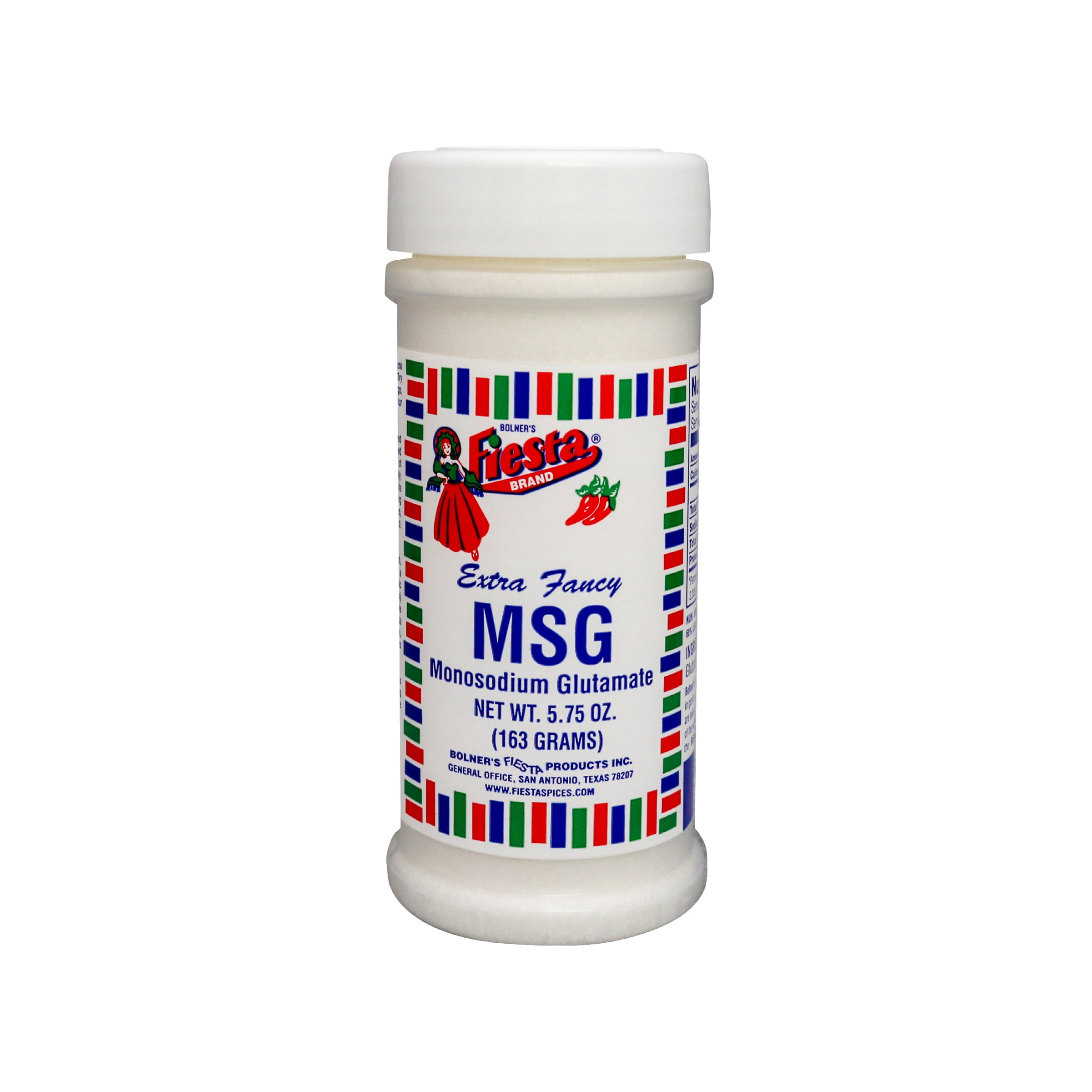 Bolner's Fiesta Extra Fancy MSG, 5.75 Ounce Jar - Mixed Spices ...