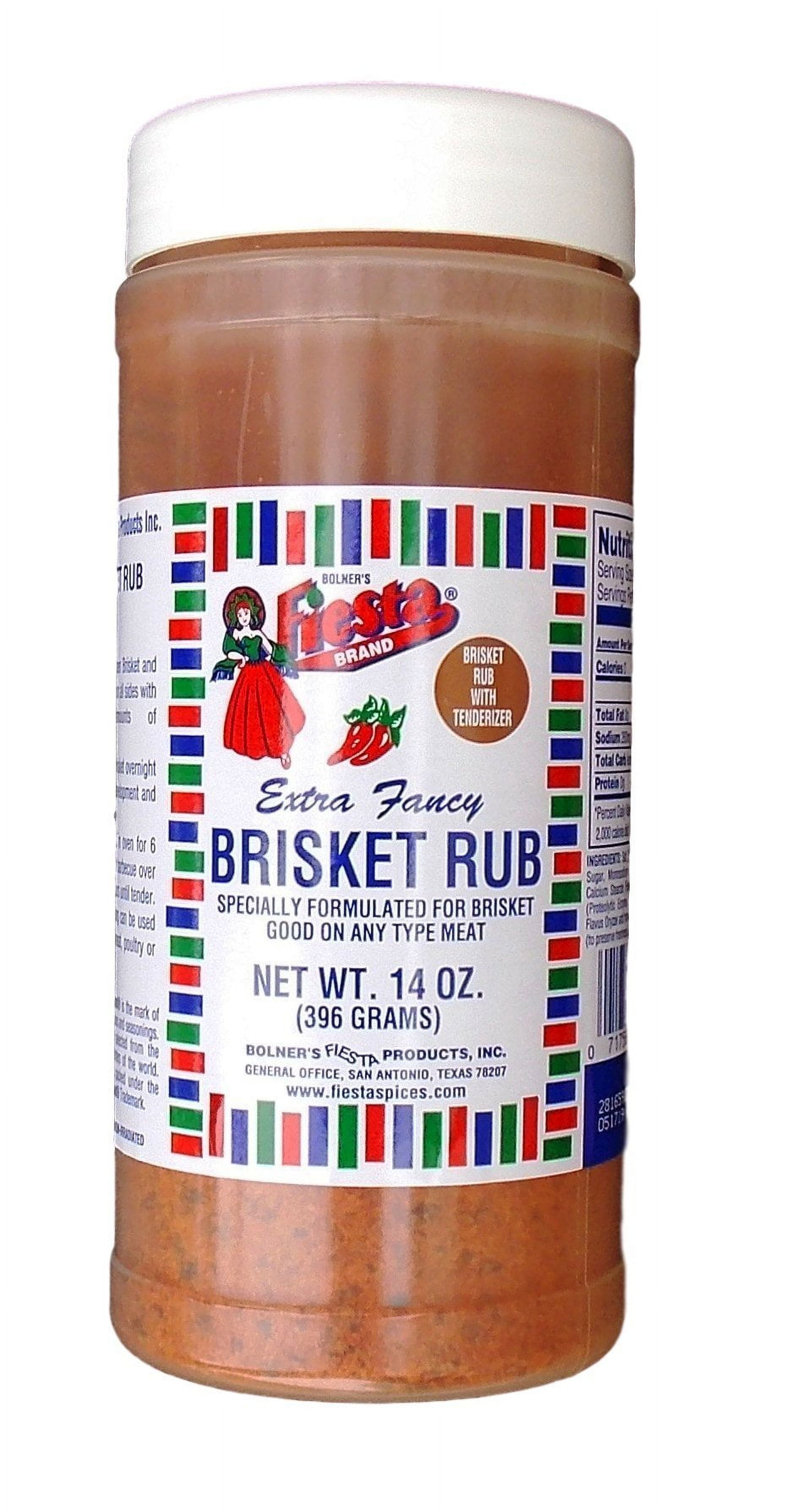 Bolner's Fiesta Extra Fancy SAF21 Brisket Rub, 14 oz. - Walmart.com