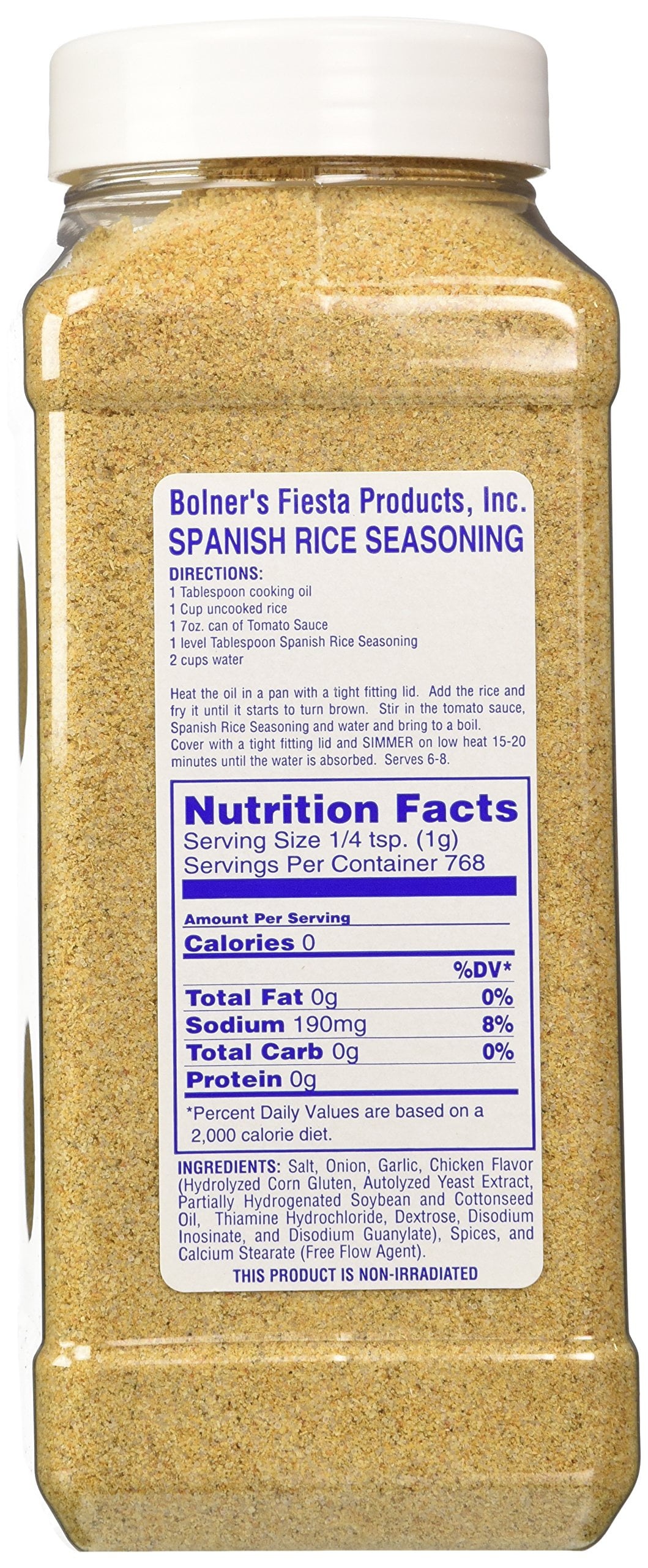 Bolner's Fiesta Extra Fancy Spanish Rice Seasoning, H2FSD27 Oz ...