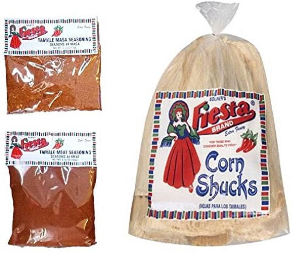 Bolner's Fiesta Extra Fancy Tamale Seasoning Kit With Corn Shucks ...
