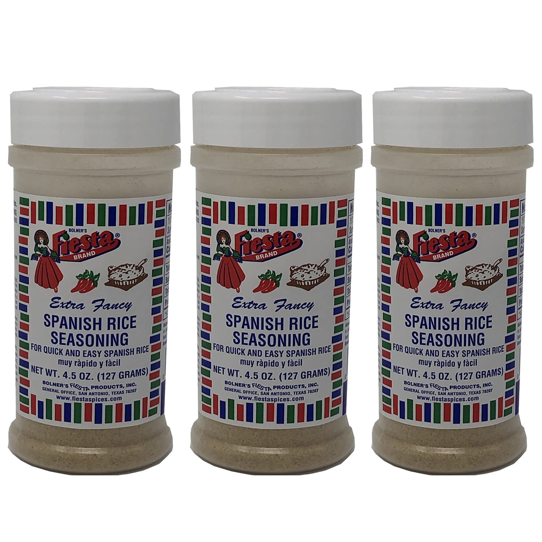 Bolner's Fiesta Mexican Seasonings MSF2 & Spices 4.5oz - 6oz (Pack of 3 ...
