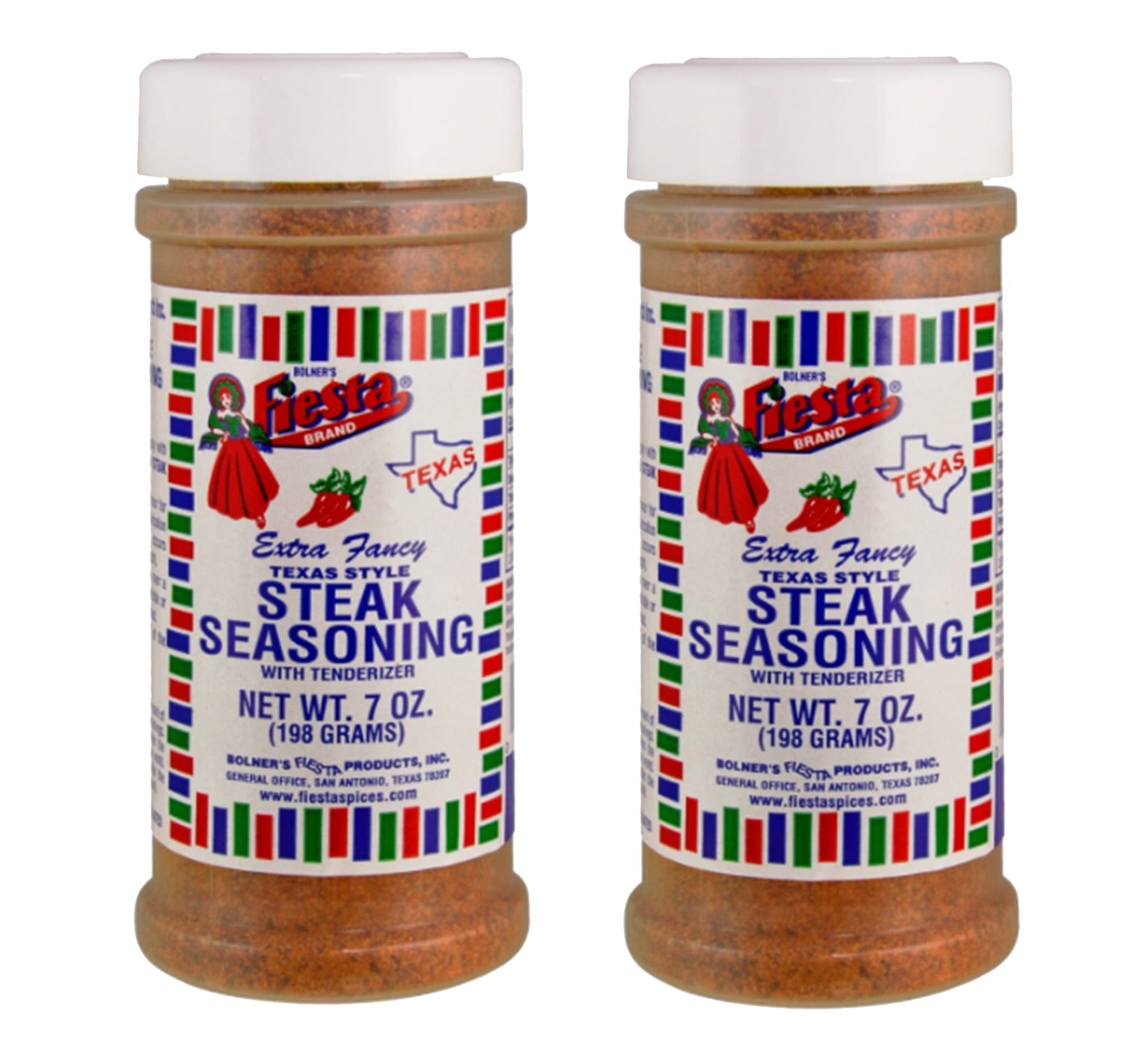 Bolner's Fiesta Texas Style Steak Seasoning 7oz - Walmart.com
