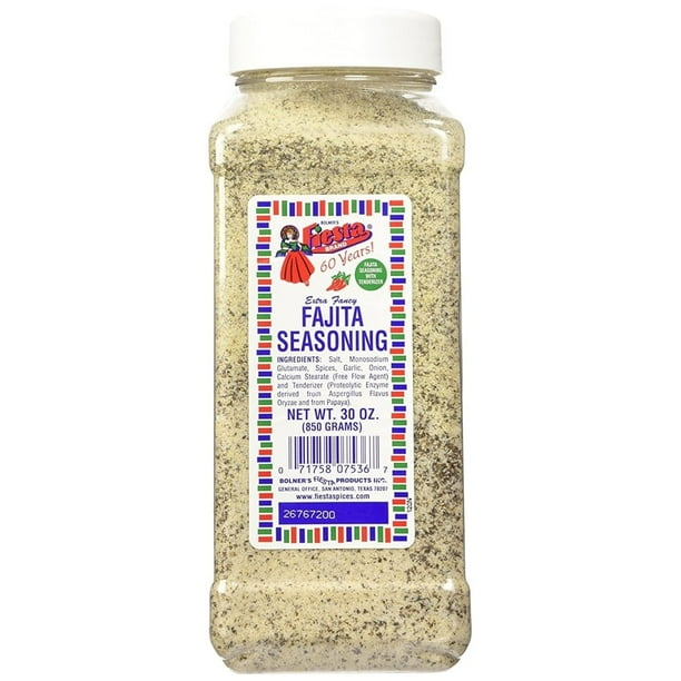 Bolners Fiesta Brand Fajita Seasoning 30 Ounce - Walmart Business Supplies