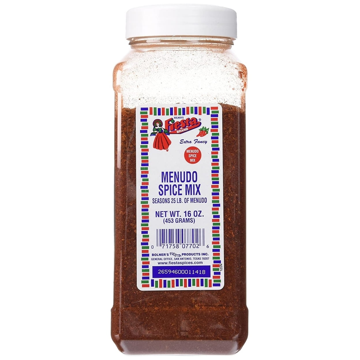 Bolners Fiesta Extra Fancy Menudo Spice Mix 16 Ounce - Walmart.com