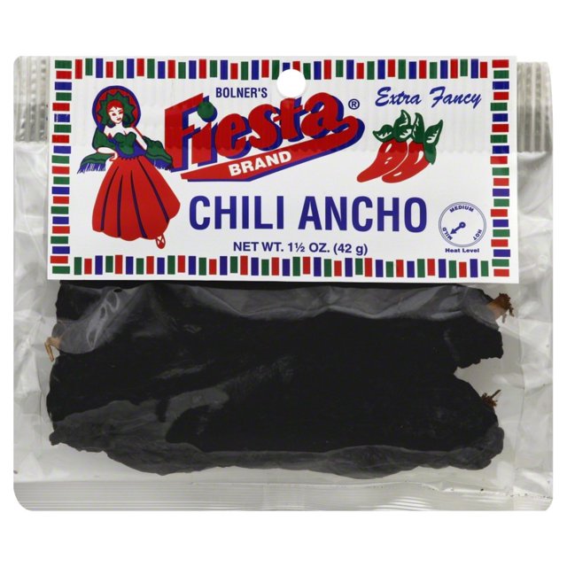 Bolners Fiesta Fiesta 1-1/2 Oz Chili Pods (ancho) - Walmart.com
