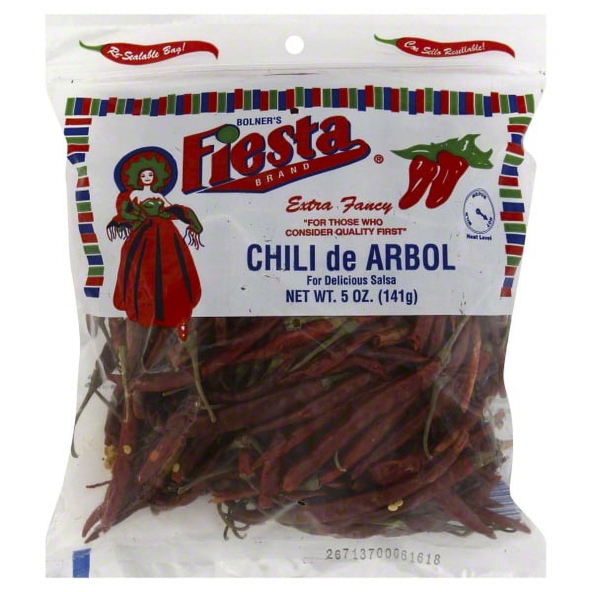 Bolners Fiesta Products Fiesta Chili De Arbol, 5 oz - Walmart.com
