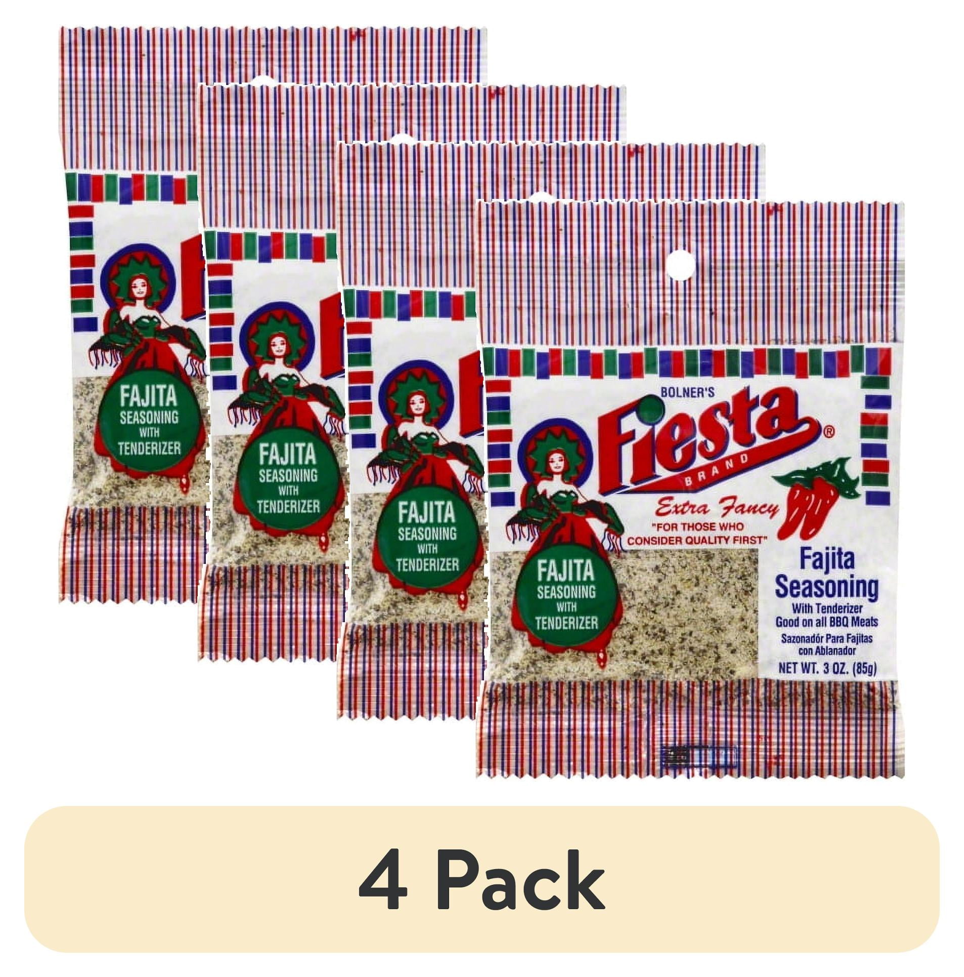 (4 pack) Fiesta Brand Extra Fancy Fajita Seasoning - Walmart.com