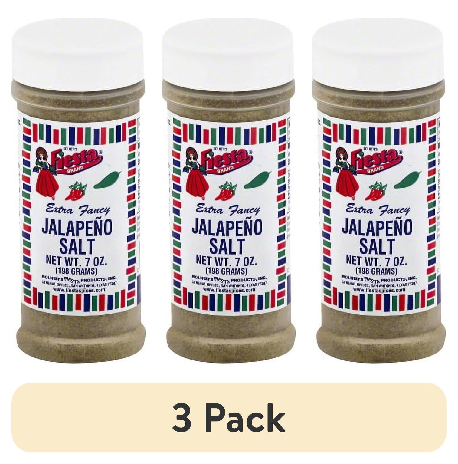 (3 pack) Bolners Fiesta Products Fiesta Jalapeno Salt, 7 oz - Walmart.com