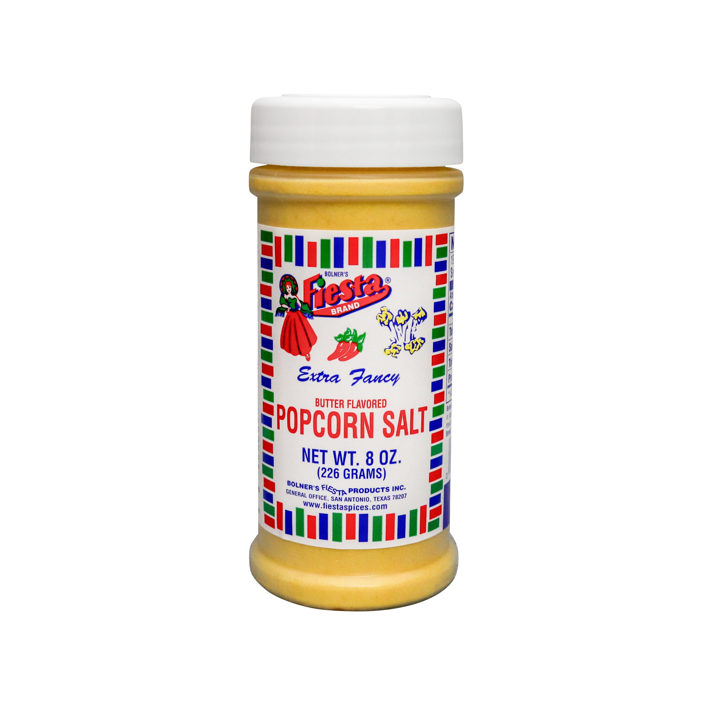 Bolners Fiesta Products Fiesta Popcorn Salt, 8 oz - Walmart.com
