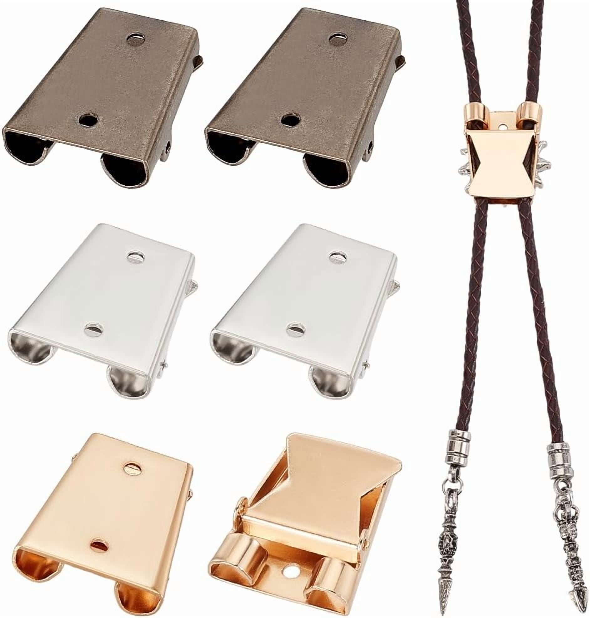 Bolo Tie Buckle Blank Bolo Tie Slider Clasp Alloy Bolo Tie Replacement ...
