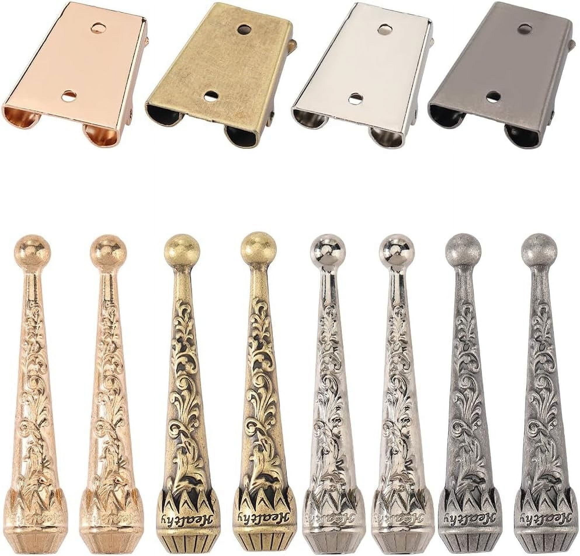 Bolo Tie Clasps Sets Including Iron Bolo Tie Slide Clasps and Alloy ...