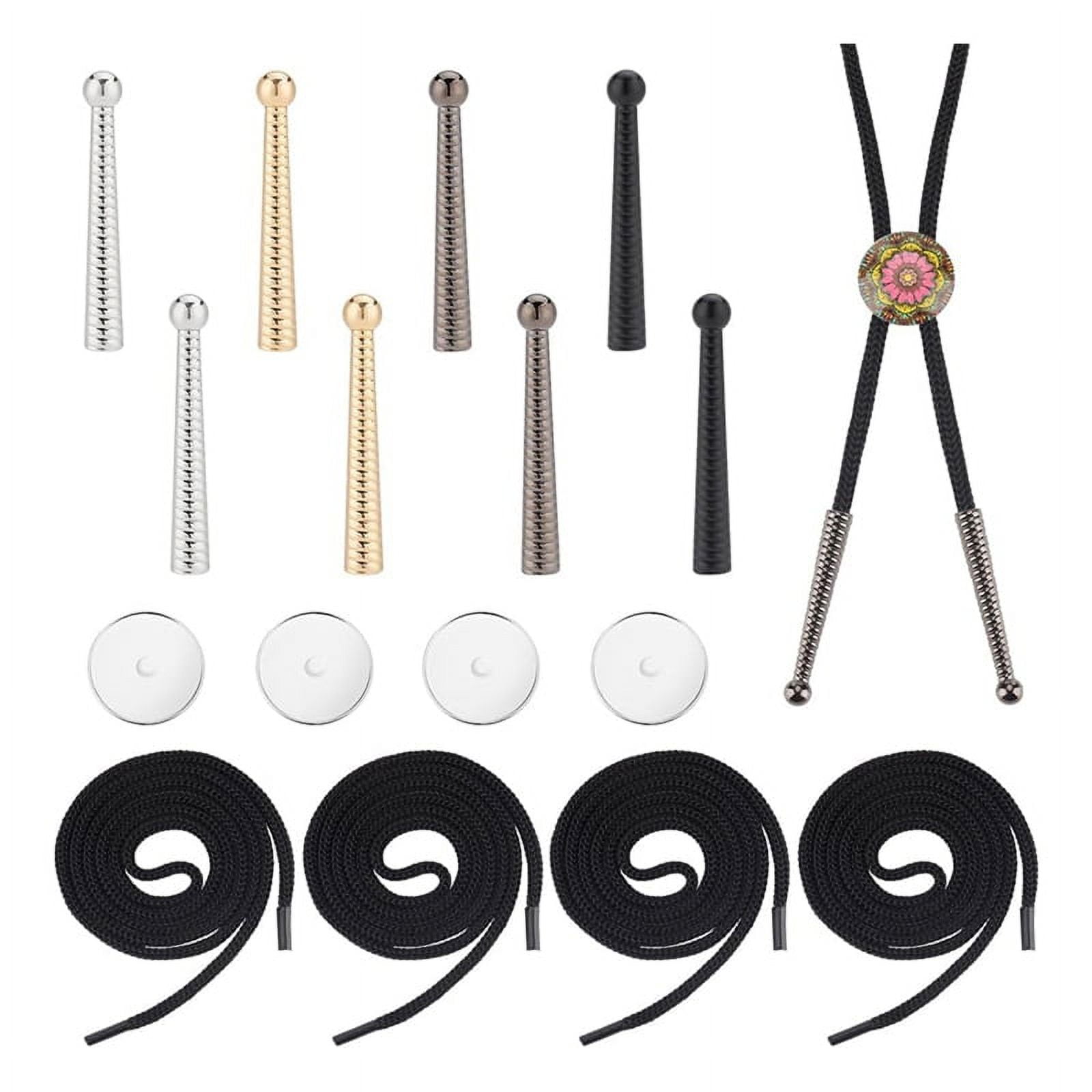 Bolo Tie Findings DenimTie Replacement End Cap Kit for DIY Making ...