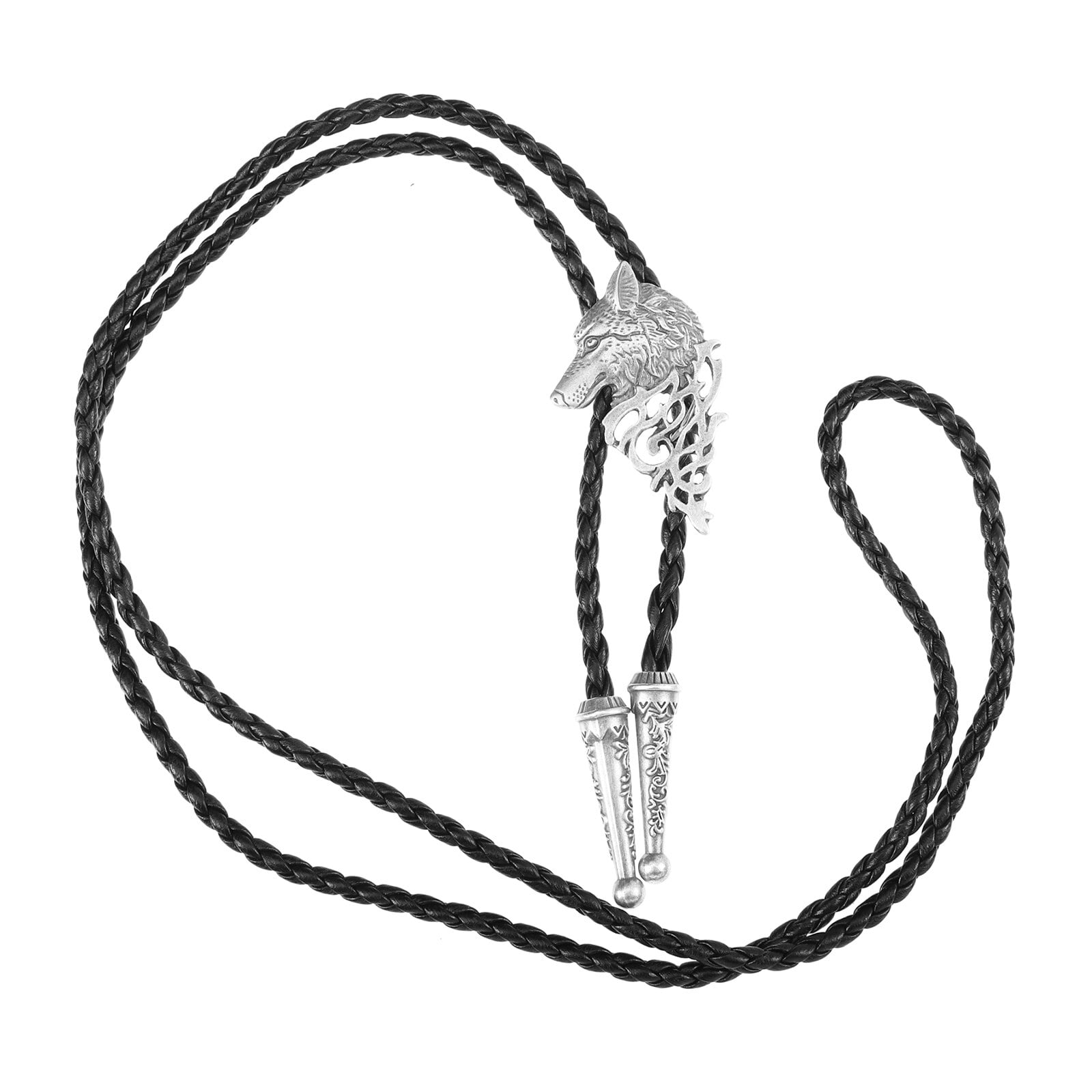 Bolo Tie Necktie Western Necklace Wolf Ties Men Agate Vintage Antique ...