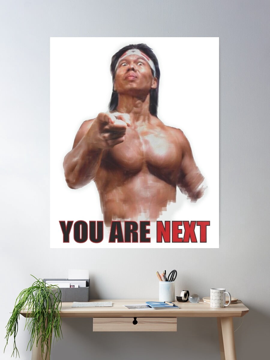 Bolo Yeung Chong Li You Are Next Sketch Bloodsport Classic Movie Poster ...