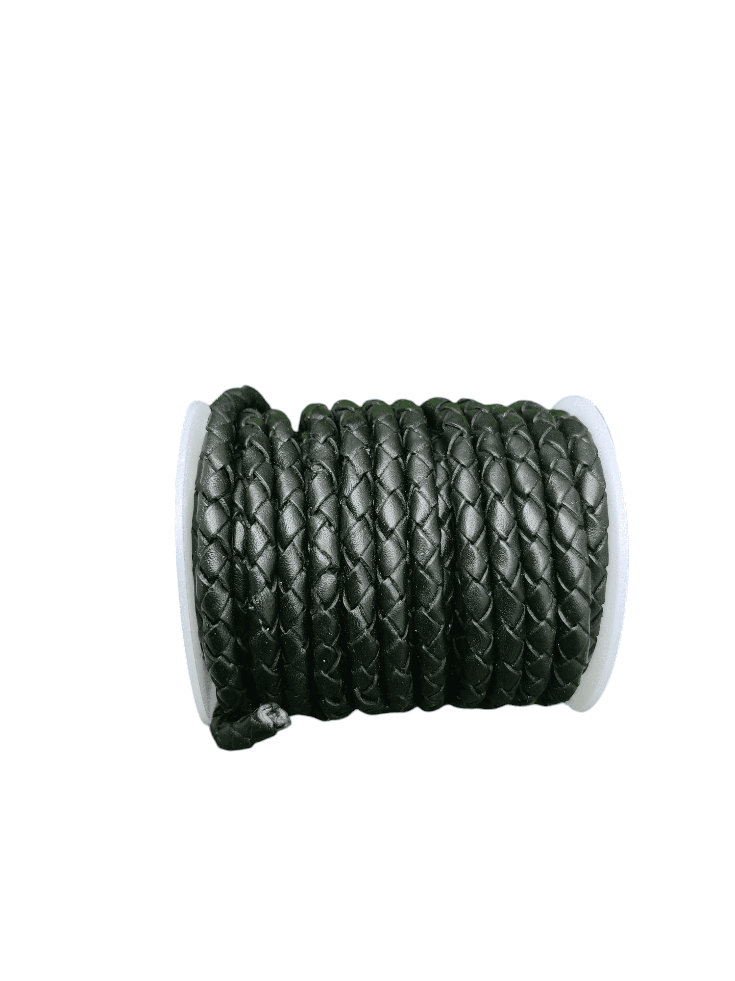 Hottmess Bolo Cord Braided Black Leather 4 mm 5 Yard - Walmart.com