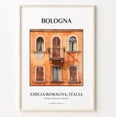 Bologna Travel Print Poster Watercolor Wall Art Home Decor Vintage Art ...