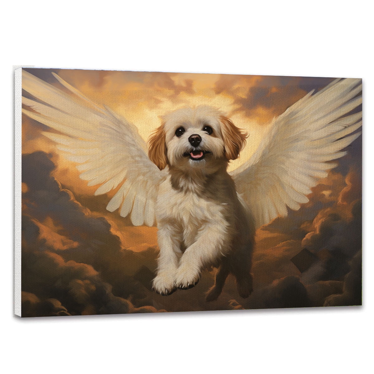 Bolognese Dog Memorial Gifts - Waiting At The Door Canvas - Dog ...