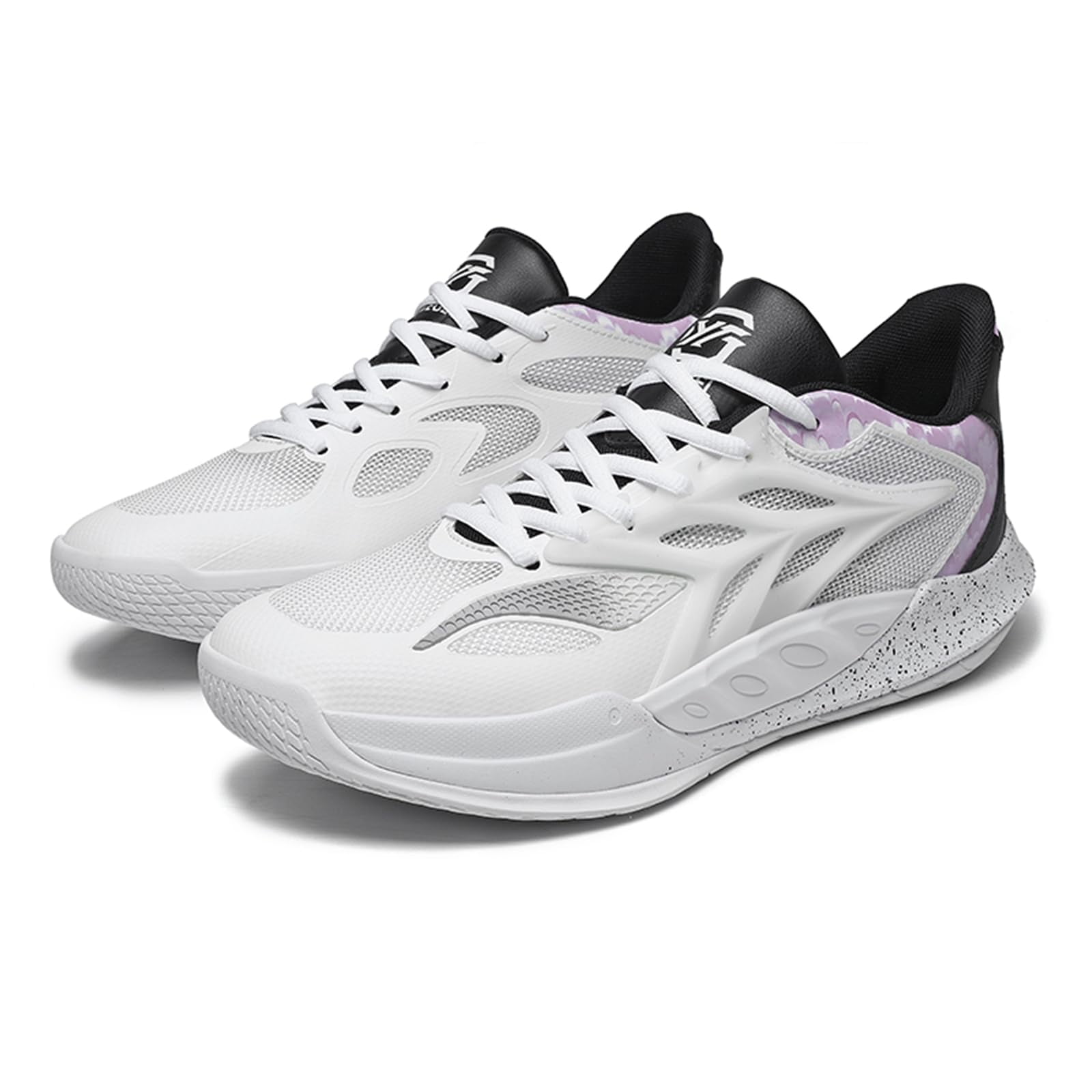 Bolognifi Men's Low-Top Basketball Shoes Mesh Breathable Lace-Up ...