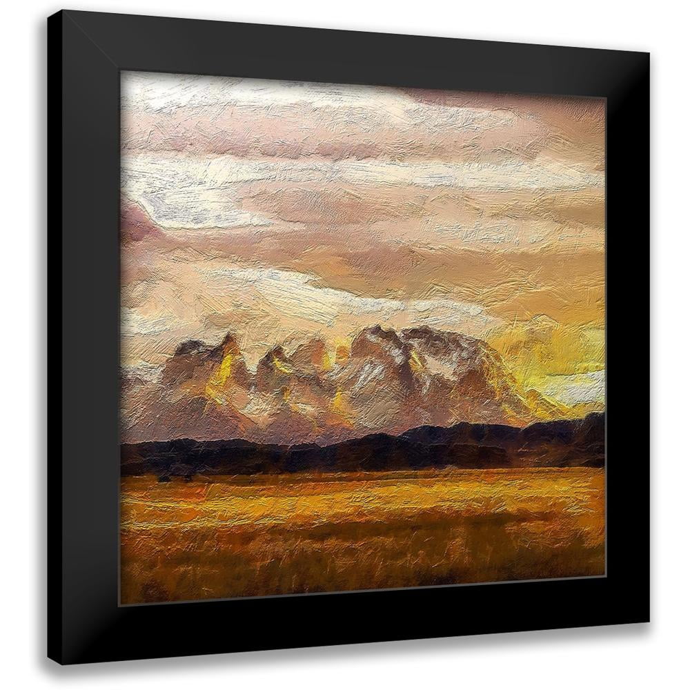 Bolokofsky, Ronald 12x12 Black Modern Framed Museum Art Print Titled ...