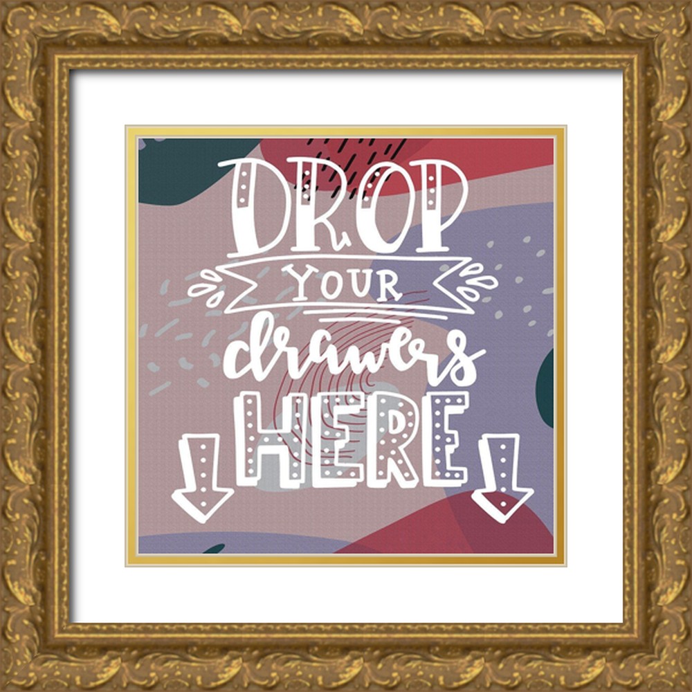 Bolokofsky, Ronald 15x15 Gold Ornate Wood Framed with Double Matting ...