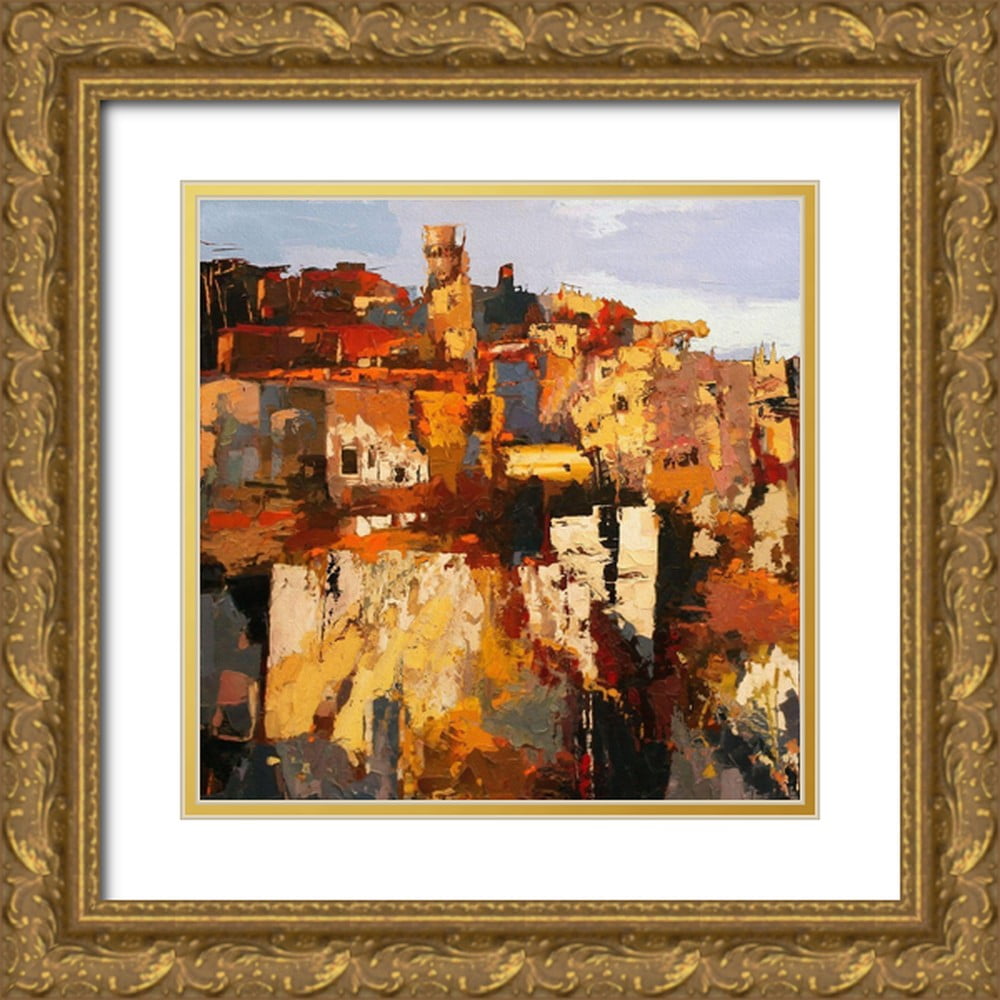 Bolokofsky, Ronald 15x15 Gold Ornate Wood Framed with Double Matting Museum Art Print Titled ...