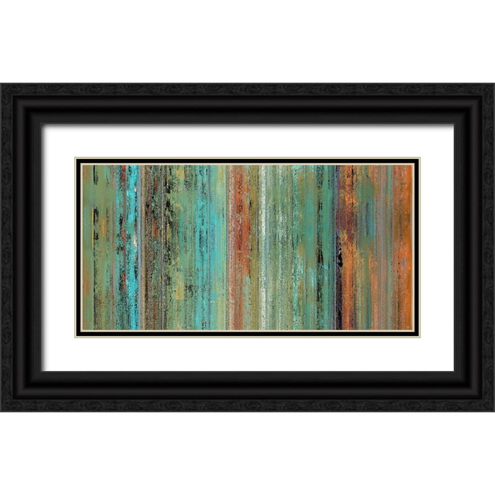 Bolokofsky, Ronald 18x11 Black Ornate Wood Framed with Double Matting ...