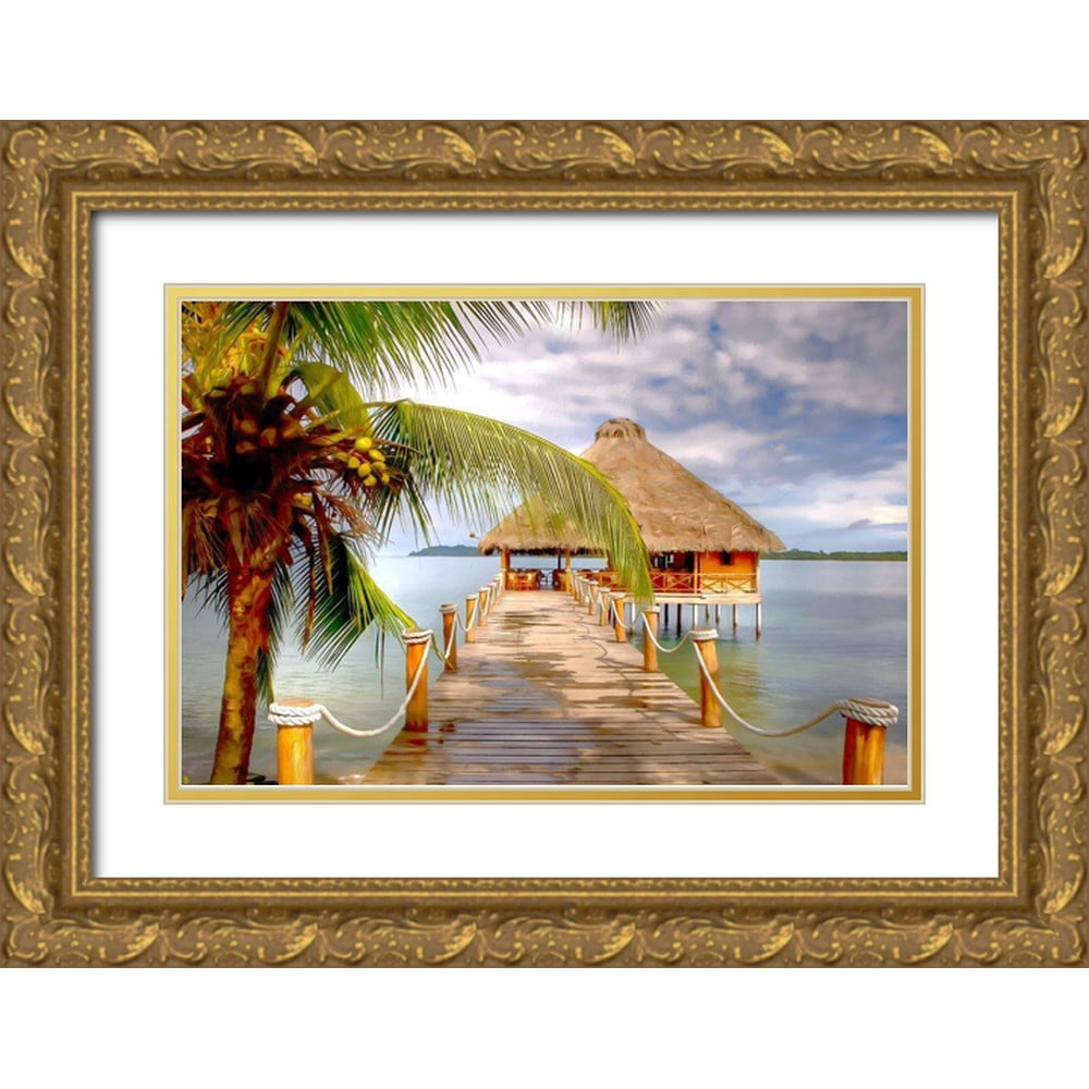 Bolokofsky, Ronald 18x13 Gold Ornate Wood Framed with Double Matting Museum Art Print Titled ...