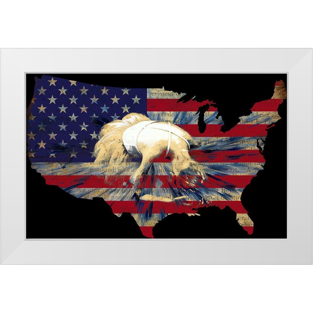 Bolokofsky, Ronald 18x13 White Modern Wood Framed Museum Art Print ...