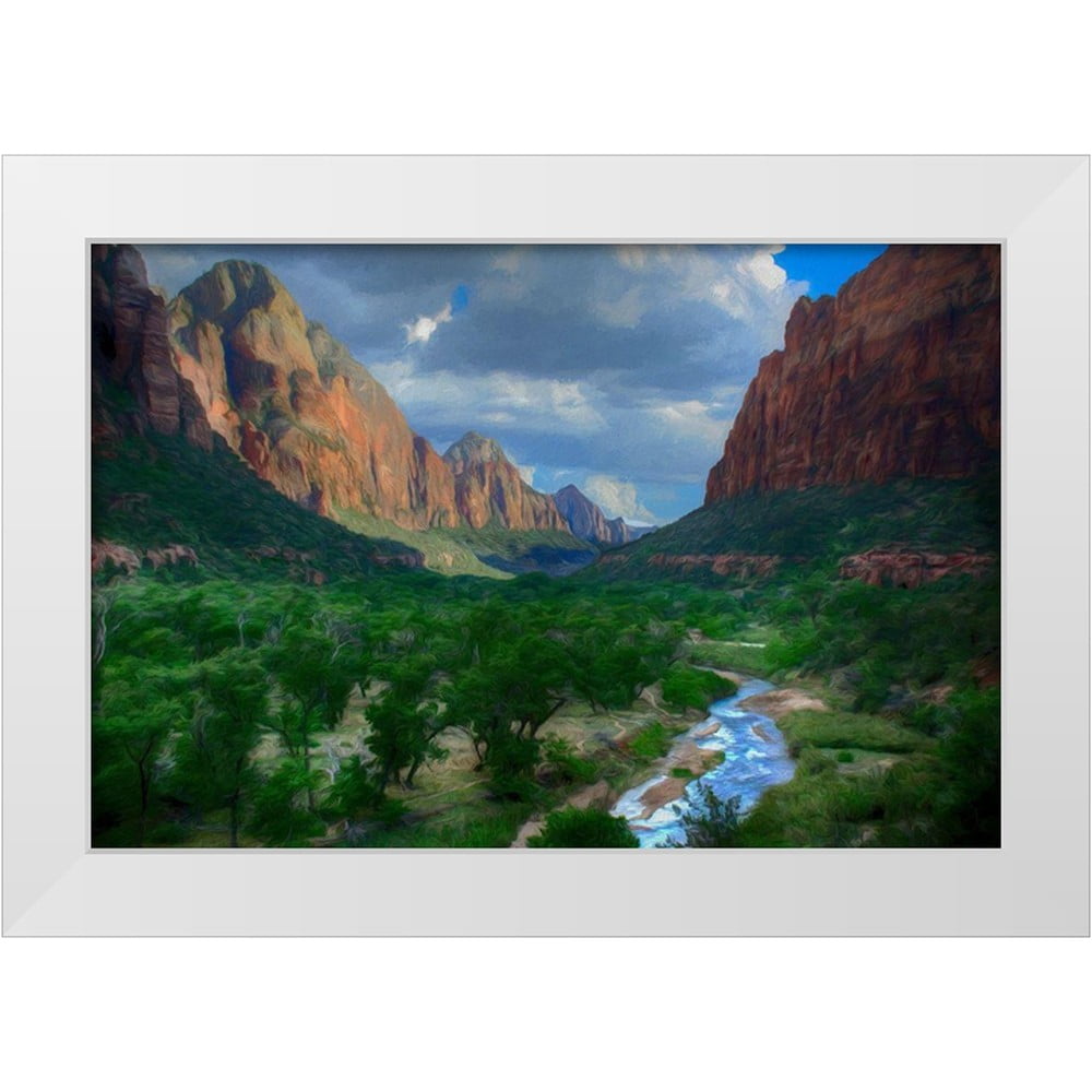 Bolokofsky, Ronald 18x13 White Modern Wood Framed Museum Art Print ...