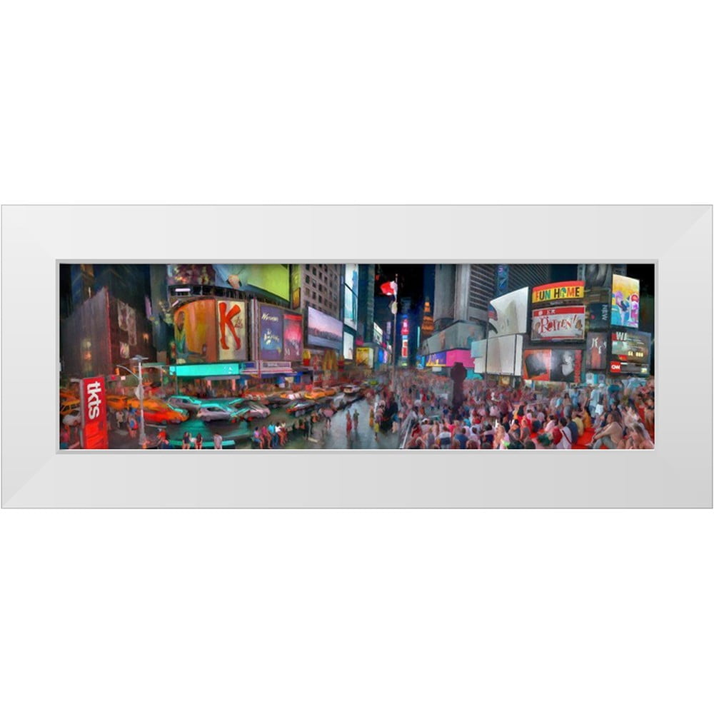 Bolokofsky, Ronald 18x8 White Modern Wood Framed Museum Art Print ...