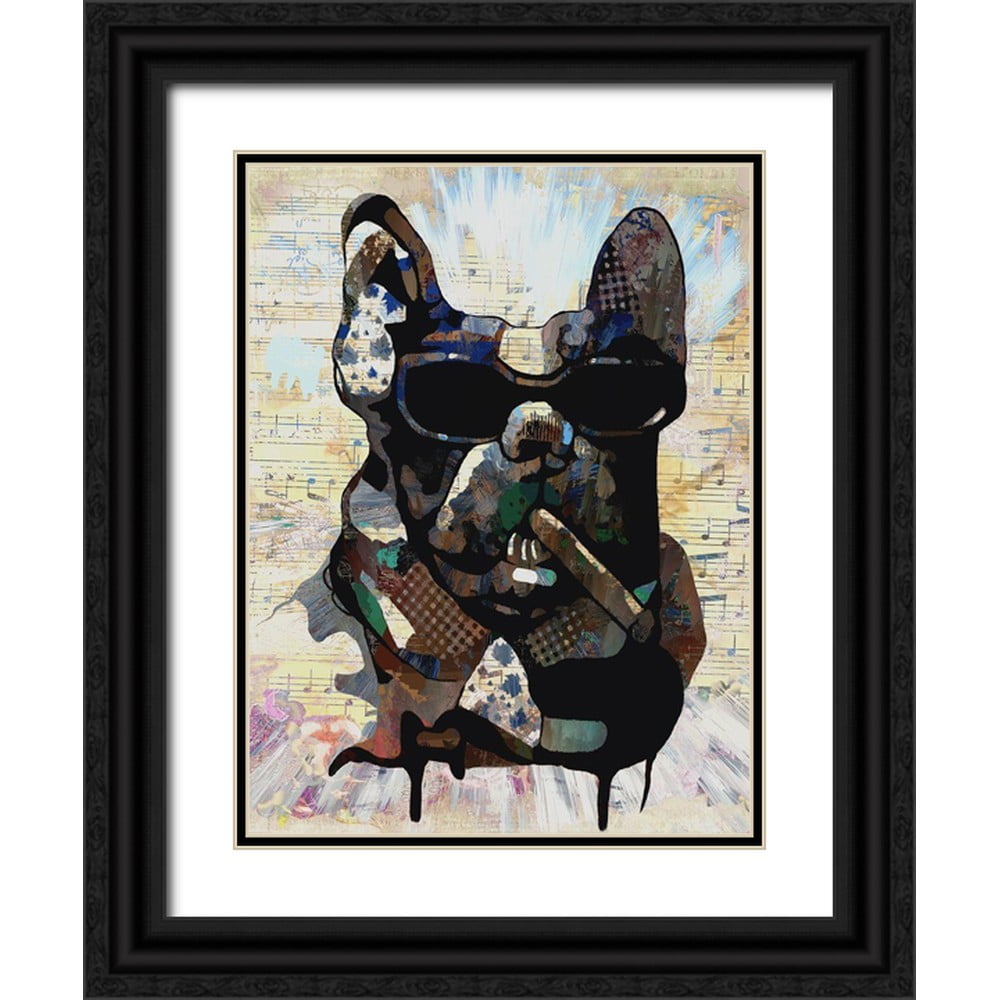 Bolokofsky, Ronald 19x24 Black Ornate Wood Framed with Double Matting ...
