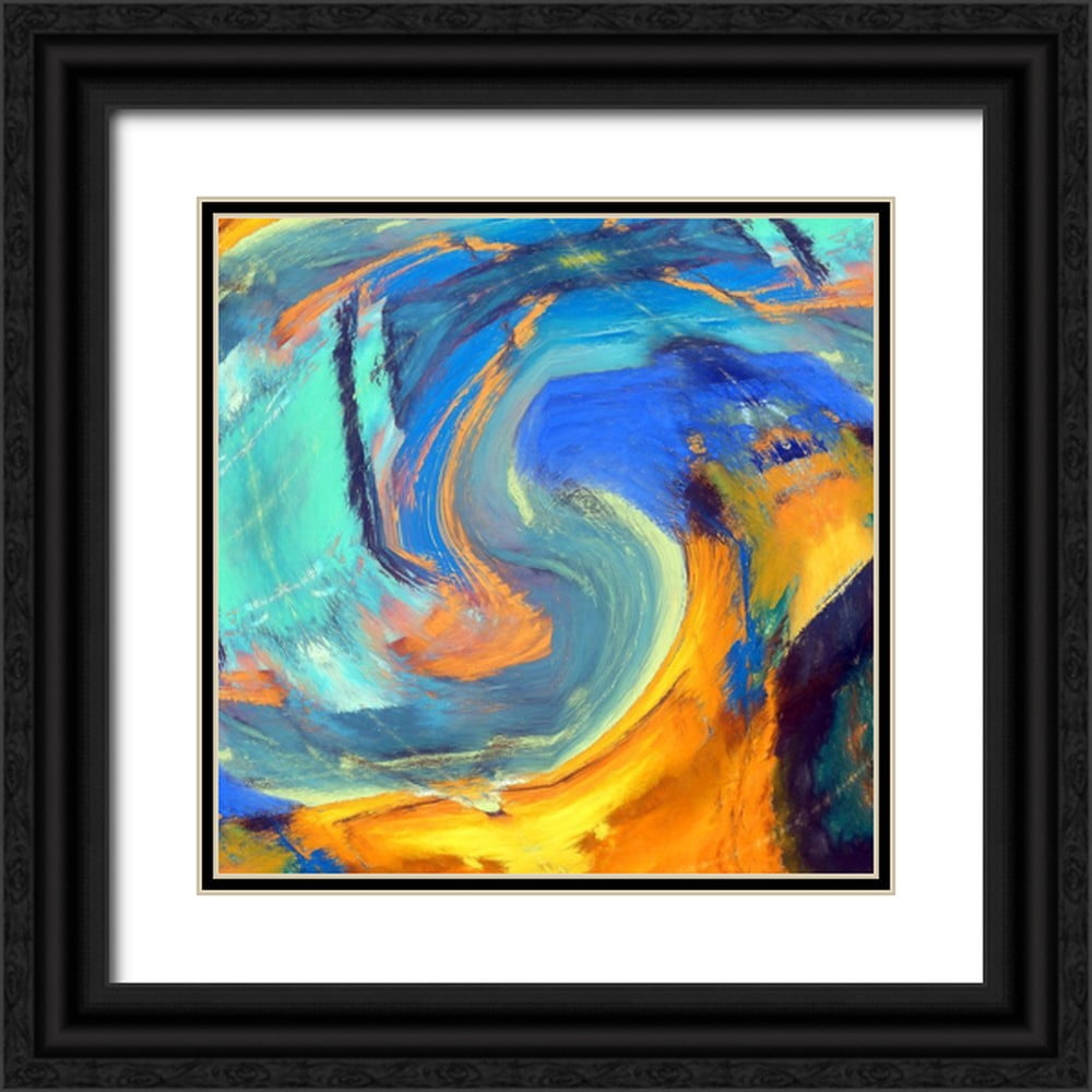 Bolokofsky, Ronald 20x20 Black Ornate Wood Framed with Double Matting ...