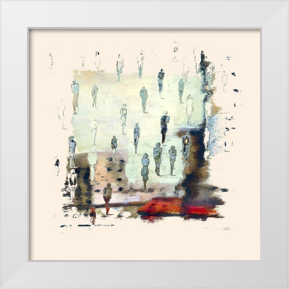 Bolokofsky, Ronald 20x20 White Modern Wood Framed Museum Art Print ...