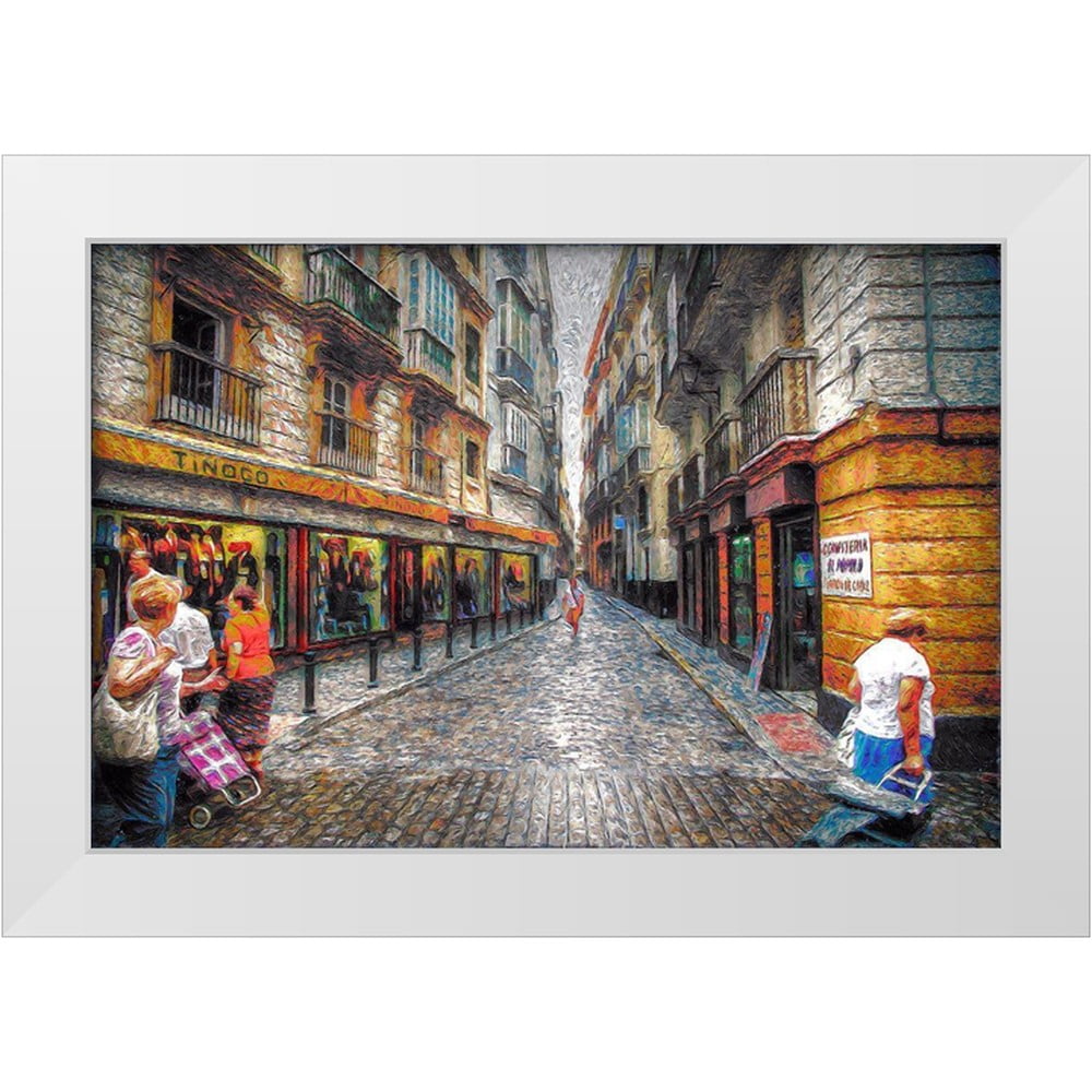 Bolokofsky, Ronald 24x17 White Modern Wood Framed Museum Art Print ...