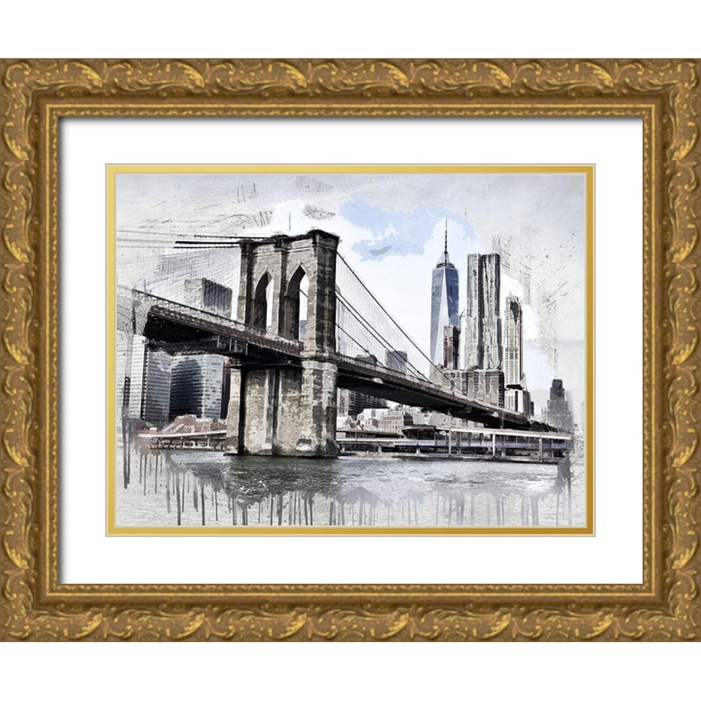 Bolokofsky, Ronald 24x19 Gold Ornate Wood Framed with Double Matting ...