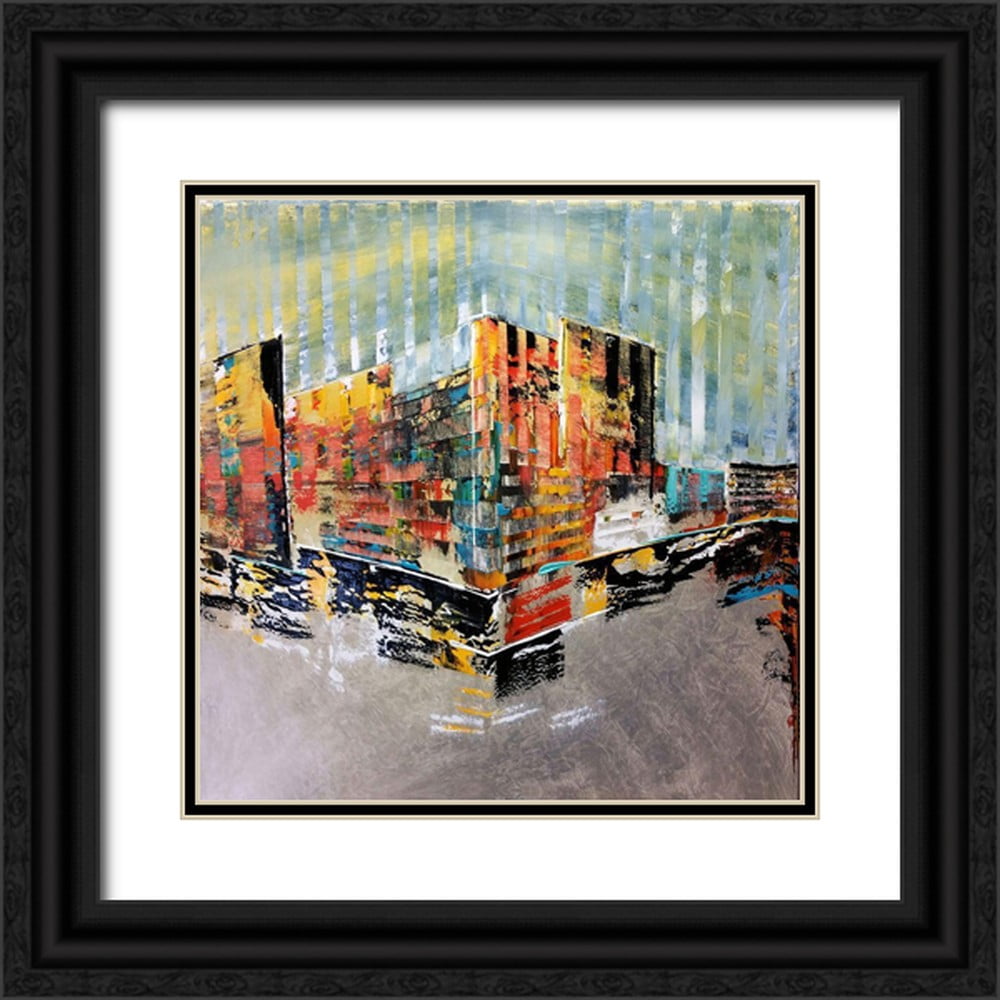 Bolokofsky, Ronald 26x26 Black Ornate Wood Framed with Double Matting ...