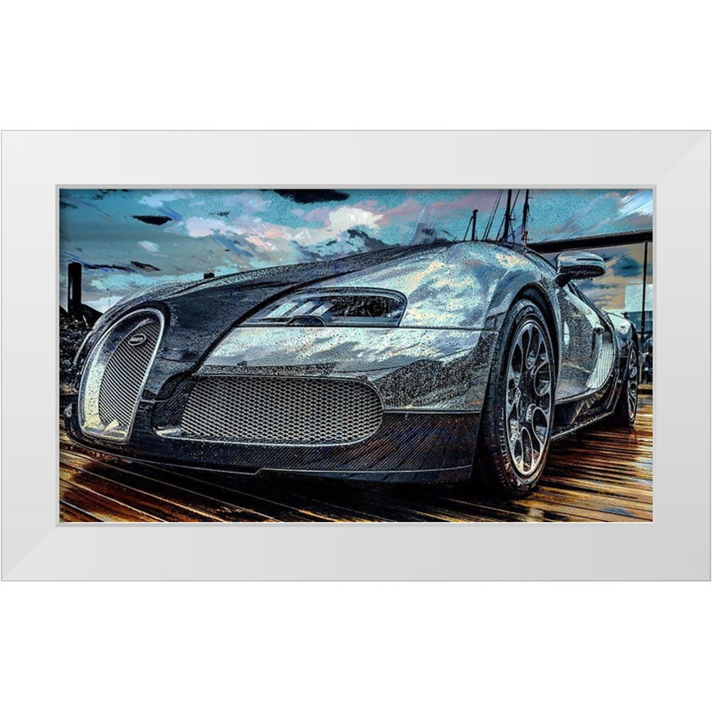 Bolokofsky, Ronald 32x20 White Modern Wood Framed Museum Art Print ...