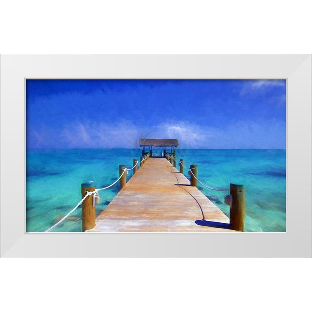 Bolokofsky, Ronald 32x20 White Modern Wood Framed Museum Art Print ...