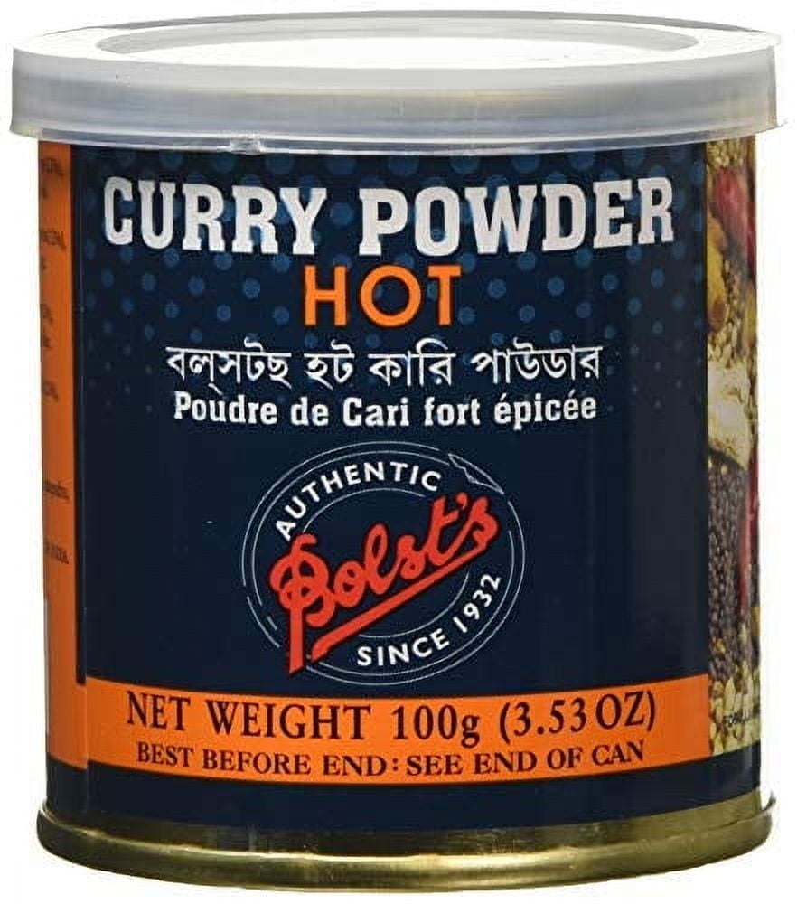 Bolst's Hot Curry Powder, 100g (3.5 oz) - Walmart.com