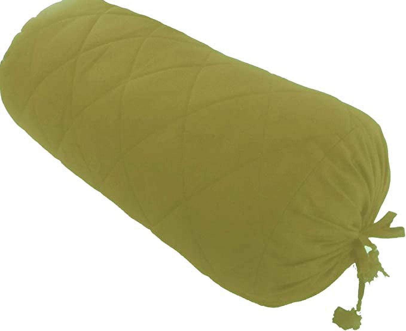 Bolster Cover 100% Cotton -Quilted Pattern With draw string ends -240 ...