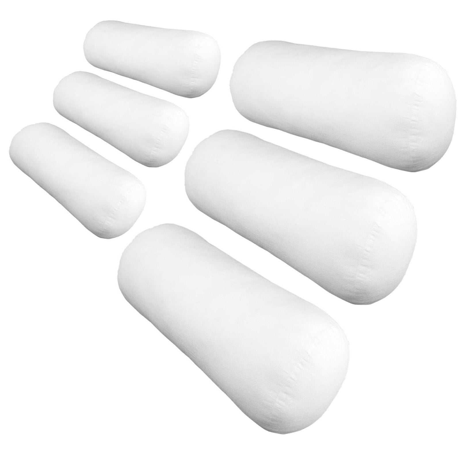 Bolster Insert 8" x 18" Polyester Filled Standard Cover (6 Pack ...