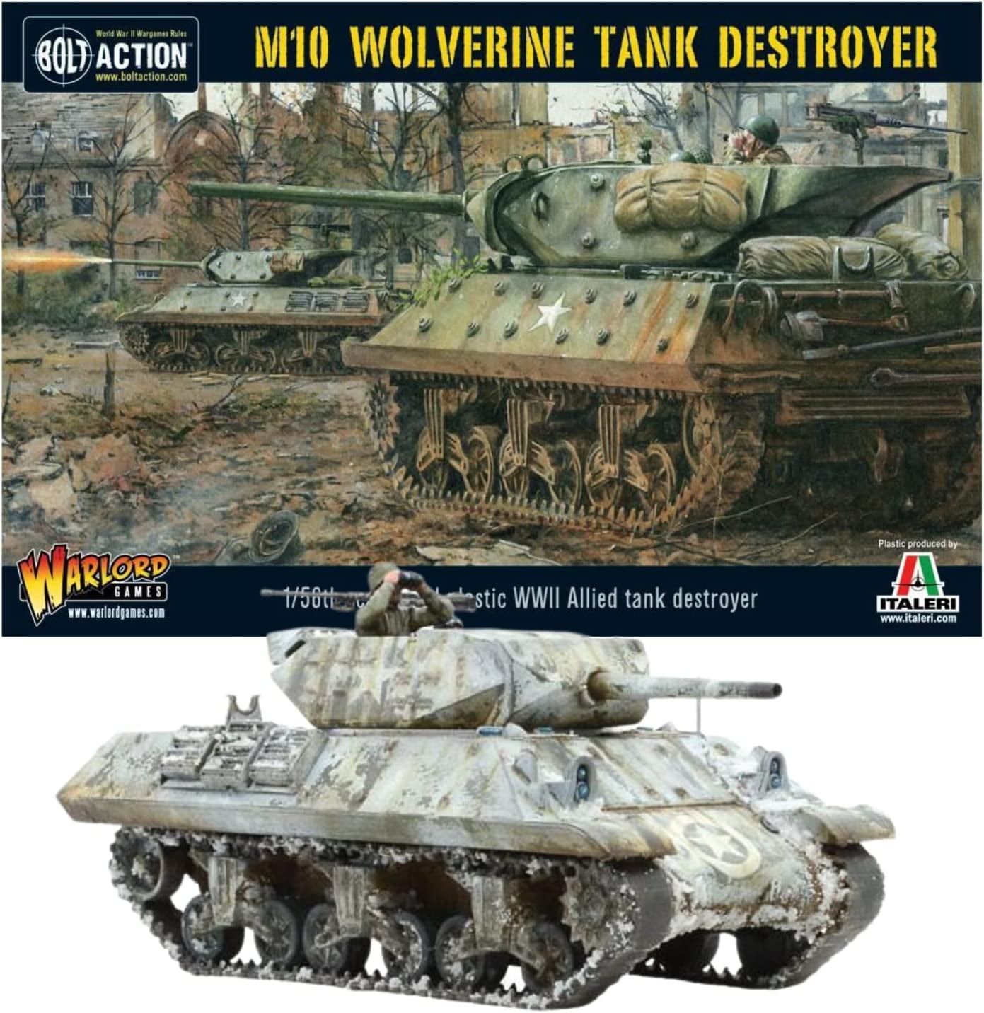 Bolt Action Miniatures - Warlord Games M10 Wolverine Tank Destroyer US ...