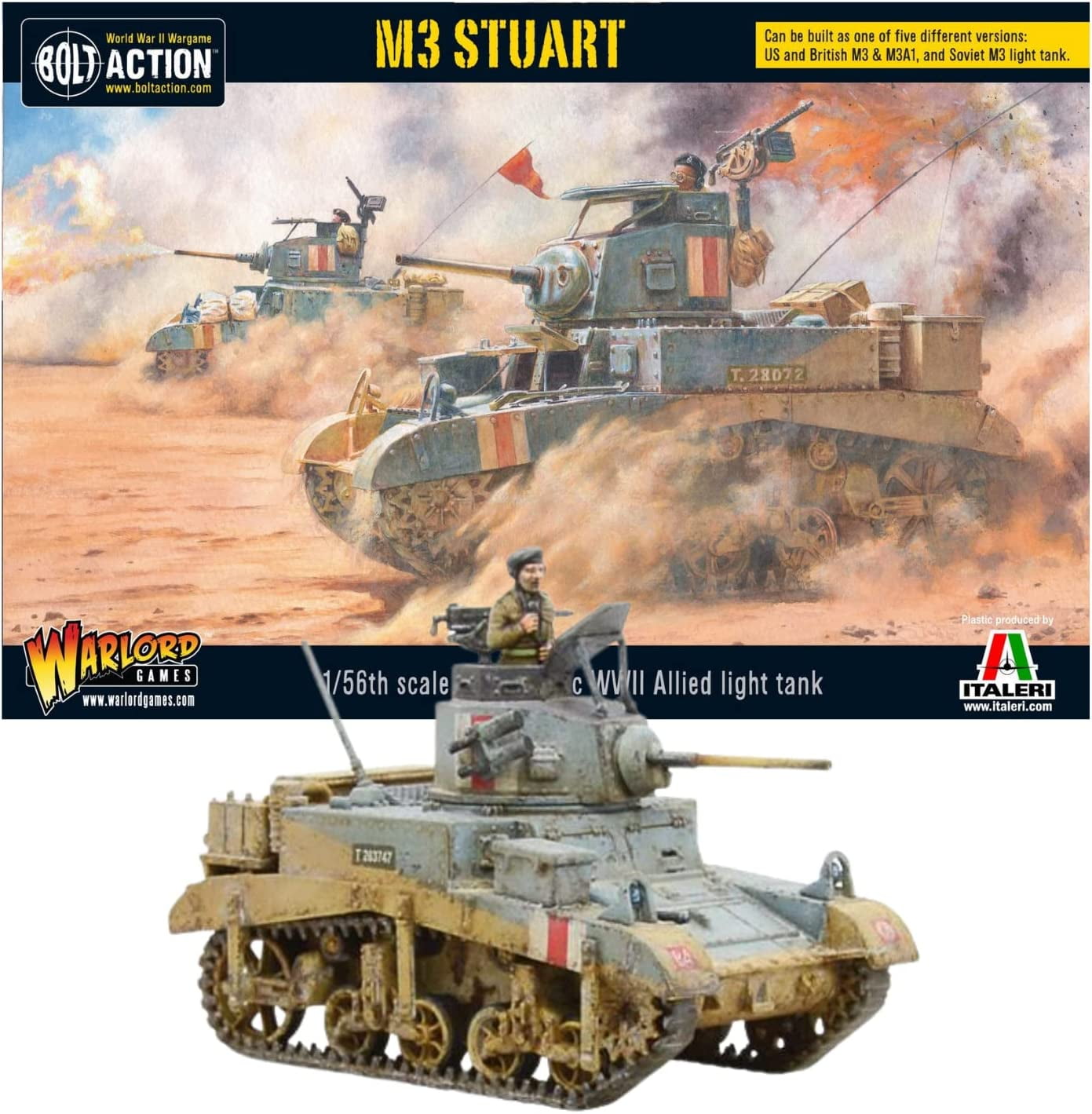 Warlord Games Bolt Action US M3 Stuart 402013002 - Walmart.com