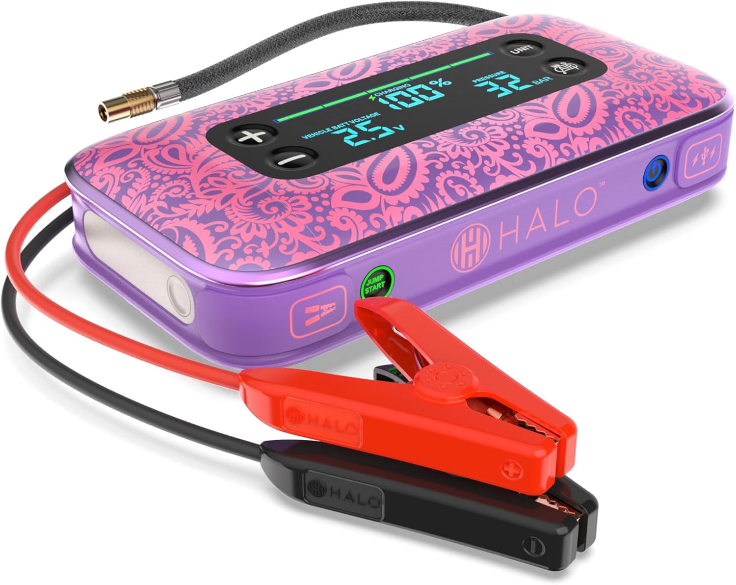 Bolt Air+ 1750 Portable Car Battery Jump Starter | 130 PSI Air ...