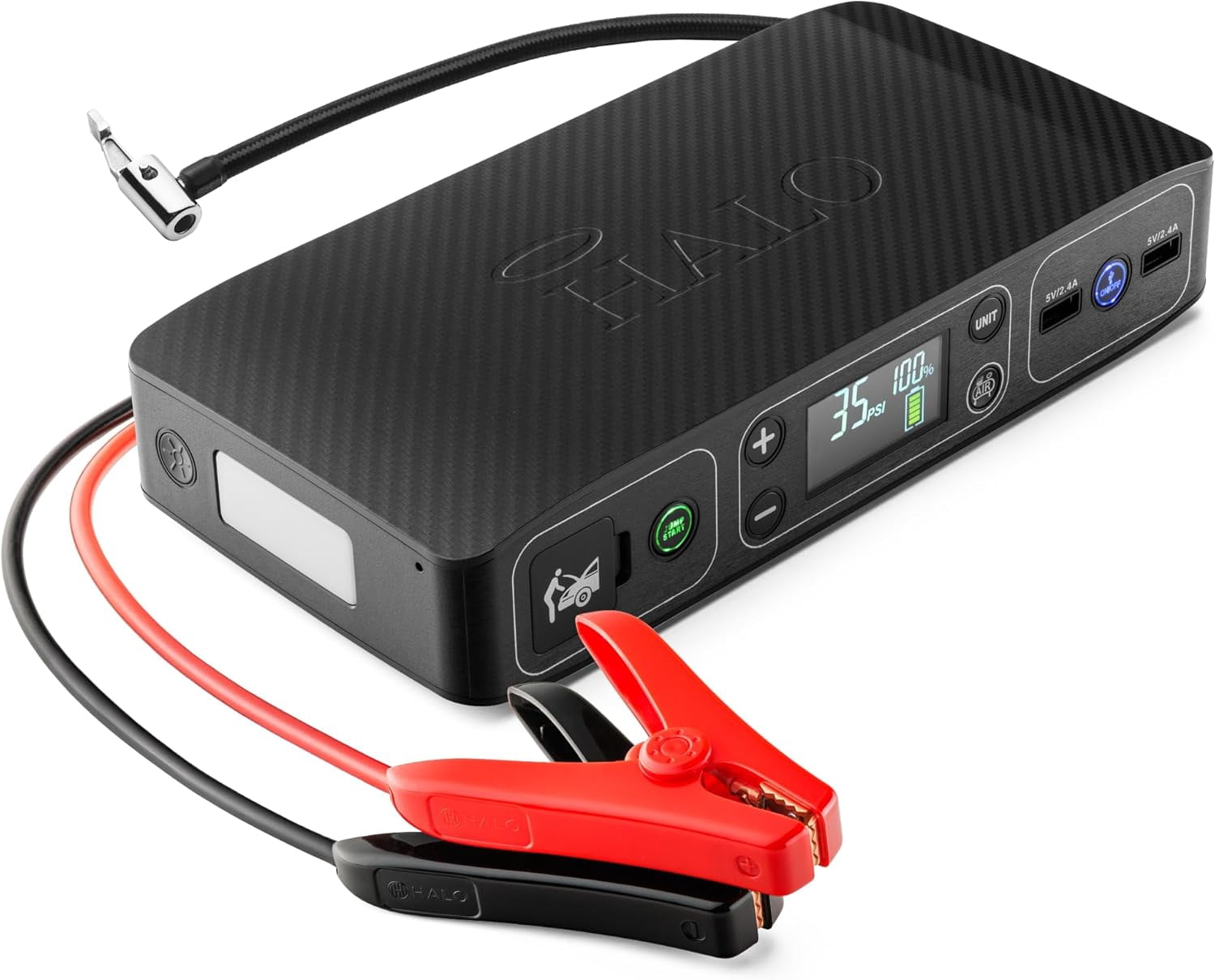 Bolt Air 58830 Portable Car Battery Jump Starter | 100 PSI Air ...
