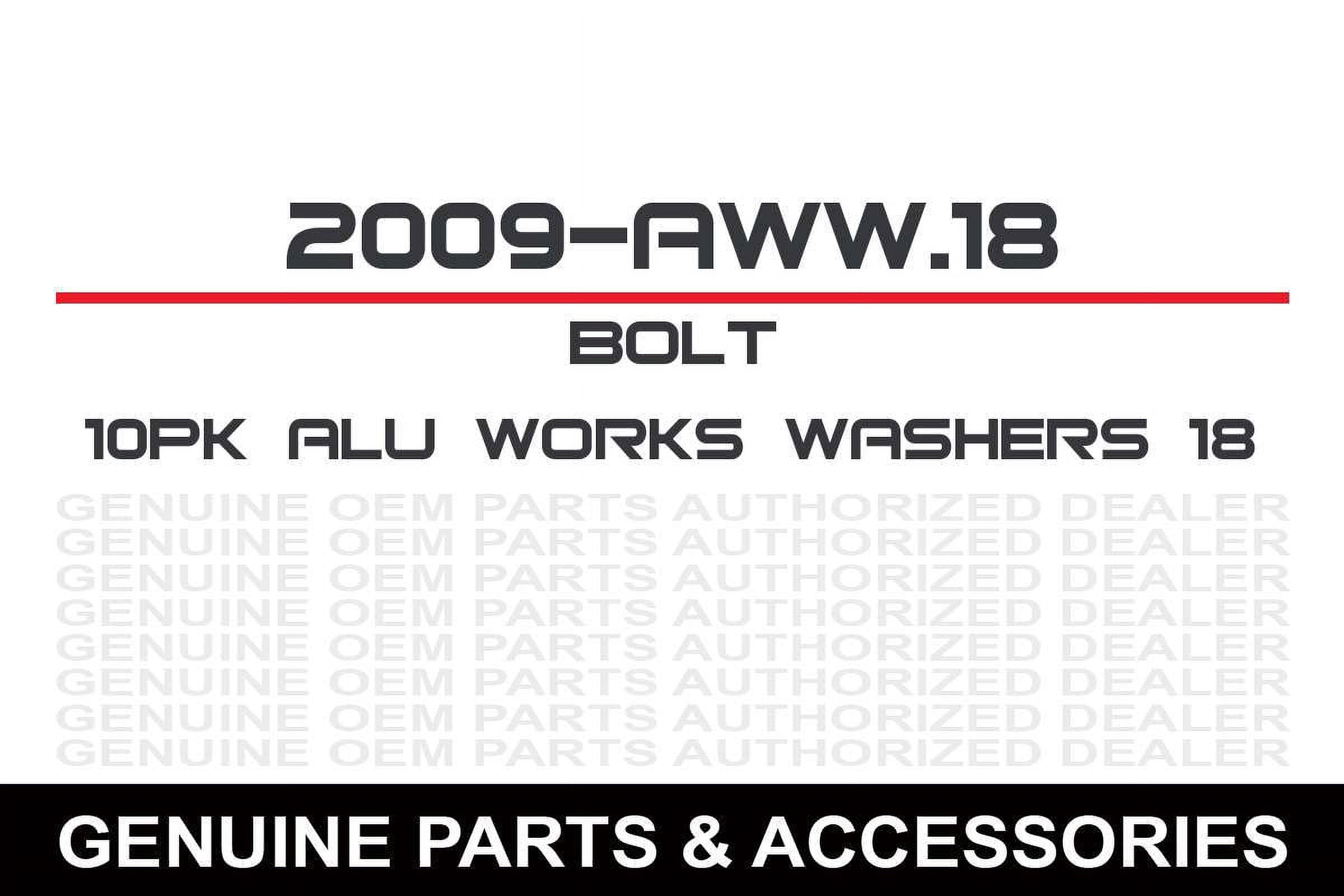 Bolt Aluminum Works Washers 18Mm 10/Pk 2009-AWW.18 - Walmart.com