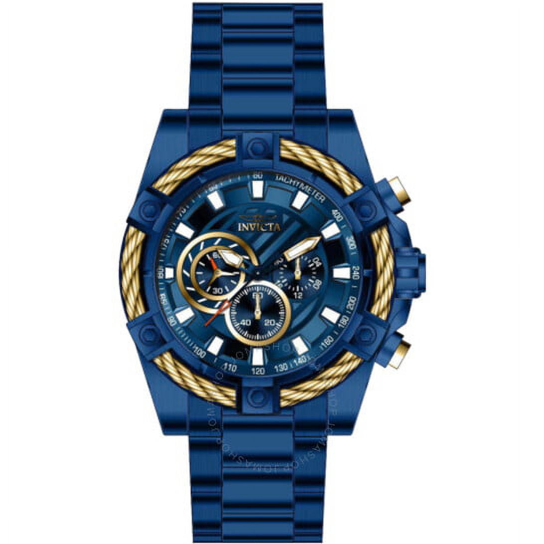 Bolt Chronograph Quartz Blue Dial Men's Watch - Walmart.com