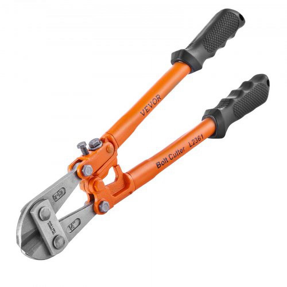 Bolt Cutter, 18" Lock Cutter, Bi-Material Handle with Soft Rubber Grip ...